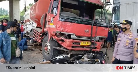 Sopir Dan Kernet Truk Pertamina Tersangka Kecelakaan Maut