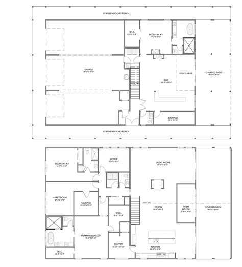 BARNDOMINIUM Floor Plan Mountain Collection Lexar Homes