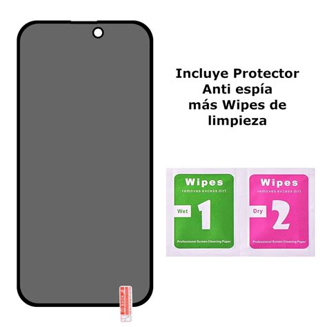 Ripley PROTECTOR DE PANTALLA PARA IPHONE 15 ANTI ESPÍA MICA DE VIDRIO