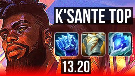 K SANTE Vs CHO TOP 71 Winrate 6 Solo Kills BR Master 13 20
