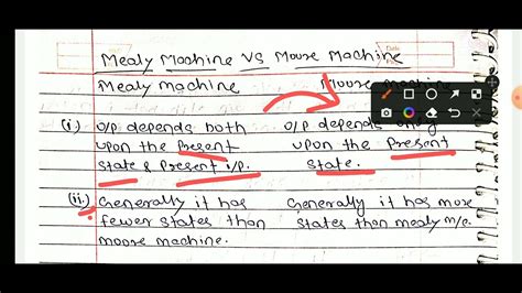 Difference Between Mealy Machine And Moore Machine Mealy Vs Moore