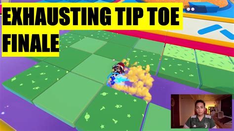 EXHAUSTING TIP TOE FINALE Fall Guys Gameplay 60fps YouTube