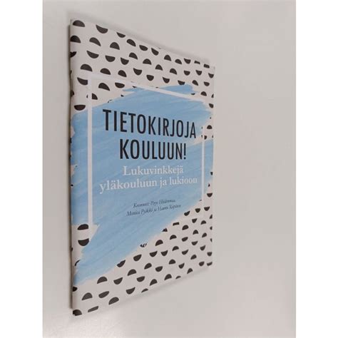 Osta Hiidenmaa Tietokirjoja kouluun Lukuvinkkejä yläkouluun ja