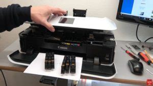 Canon Pixma Drucker Druckkopf Auswechseln Ausbauen Und Wechseln