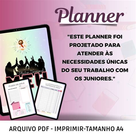 Planner Juniores Feminino RECANTO DO SABER INFANTIL