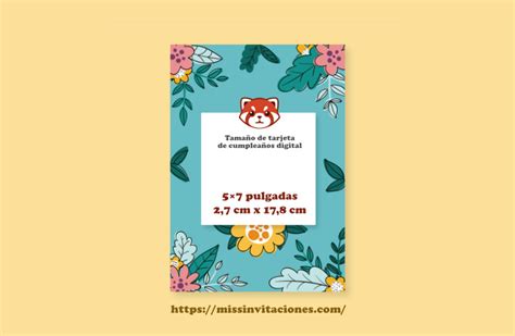 Medidas Para Invitaciones Digitales