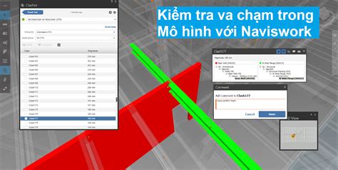 Kiểm tra va chạm trong Mô hình với Naviswork Manage ĐÀM TÀI CAP