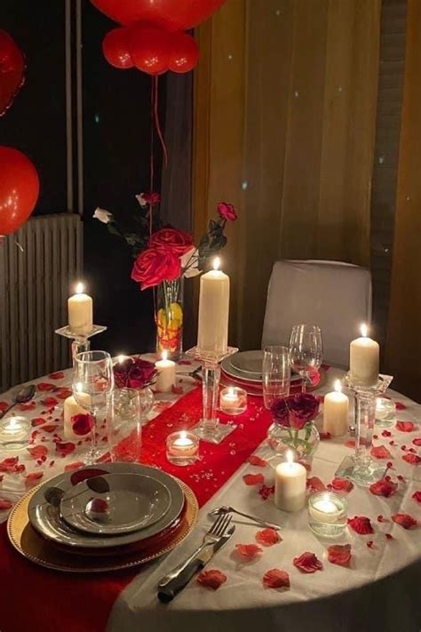 Romantic Dinner Tables Romantic Dinner Setting Romantic Date Night