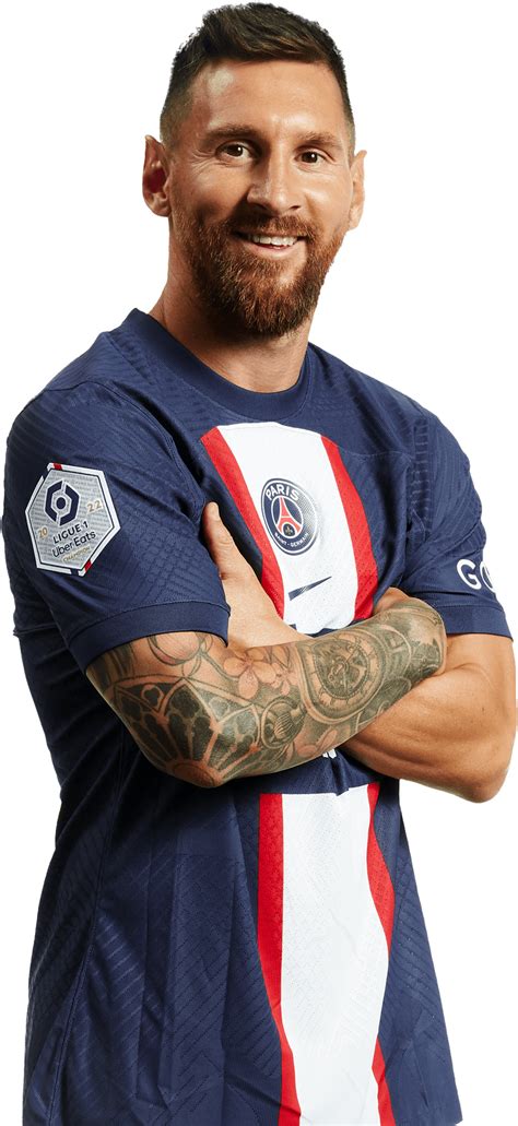 Lionel Messi Paris Saint Germain Football Render FootyRenders