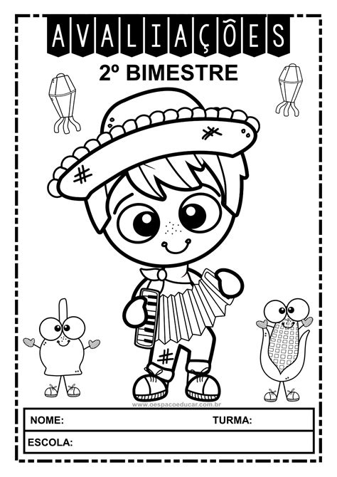 Capas juninas 2 Bimestre Blog Espaço Educar