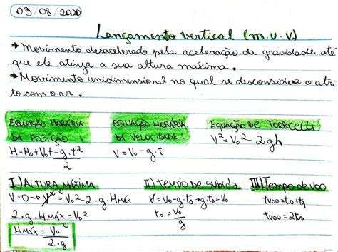 Mapas Mentais Sobre MOVIMENTO VERTICAL Study Maps