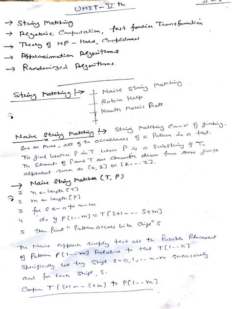 daa unit 5 notes pdf