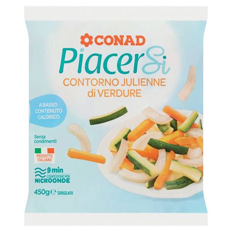 Contorno Julienne Di Verdure Surgelato Conad Online Conad