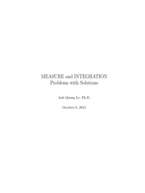 measure and integration full pdf measure mathematics lebesgue integration