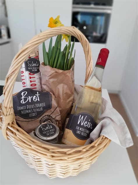 Etiketten Brot Salz Wein Schoki Einzugsgeschenk Etsy De