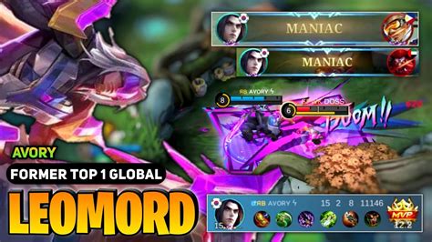 2X MANIAC Leomord Best Build 2023 Leomord Gameplay Top Global By