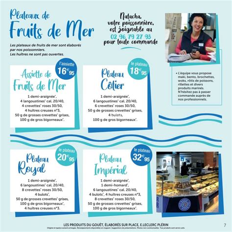 E LECLERC Carte Traiteur