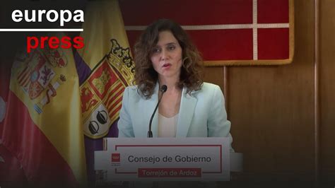 El Gobierno De Ayuso Acuerda Recurrir En Su Totalidad La Ley De