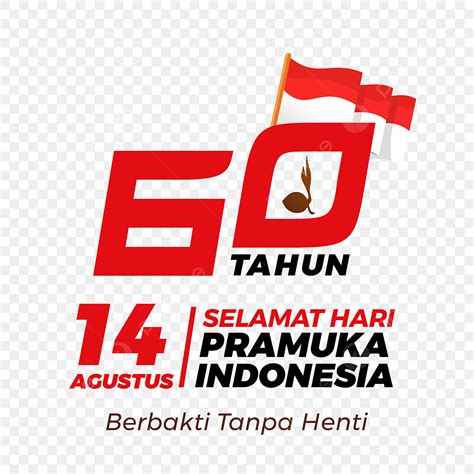Greeting Of 60th Selamat Hari Gerakan Pramuka Greeting 60 Th Gerakan