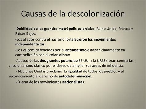 PPT La descolonización PowerPoint Presentation free download ID