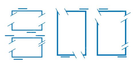 Blue Border Png Cutout Png And Clipart Images Citypng Images And