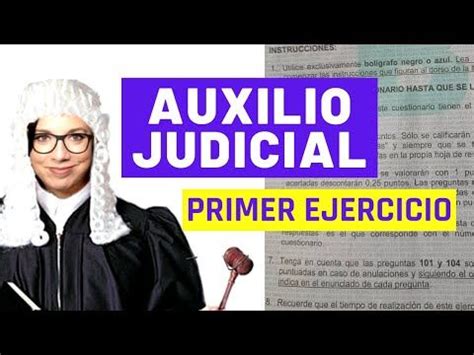 COMO Es El EXAMEN De AUXILIO JUDICIAL 2021 YouTube Auxilio
