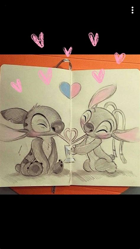 Imagenes De Stitch Para Dibujar De Amor Dibujando A Stich