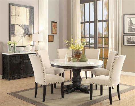Round Marble Kitchen Table And Chairs Things In The Kitchen