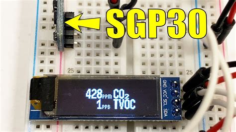 Interfacing Sgp Co Tvoc Sensor With Arduino