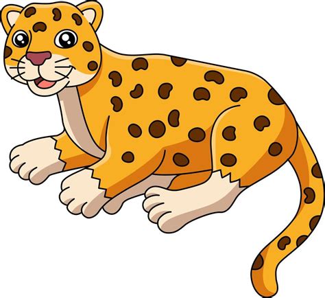 Jaguar Cartoon Clipart Vector Illustration 5561638 Vector Art At Vecteezy