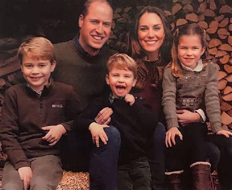Carte Voeux Kate William Enfants Dans Le Boudoir De Kate Middleton