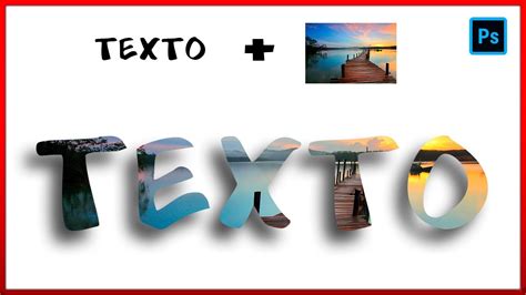 Como Hacer Letras Con Fondo De Imagen En Photoshop Texto Con Imagen