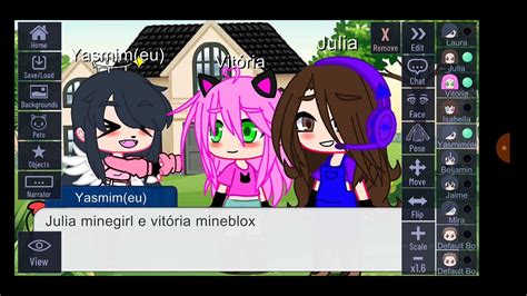 vitória mineblox e Julia minegirl melhores Youtubes que o mundo ja viu