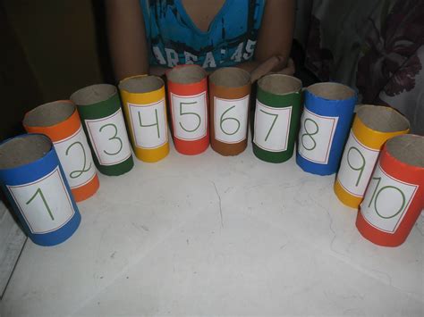 Artes Na Educa O Infantil N Meros Rolinhos De Papel