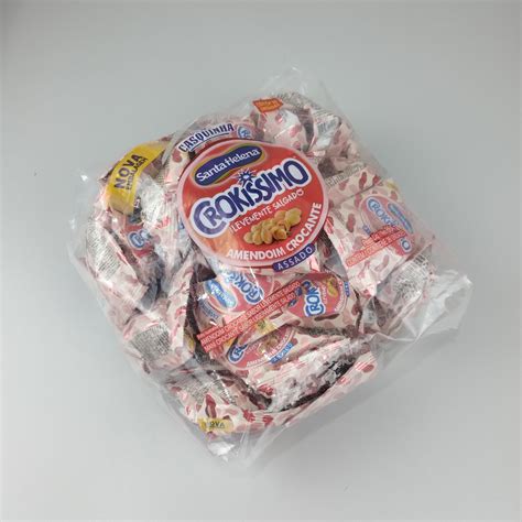 Amendoim Crokíssimo Levemente Salgado 24g 36 unidades Santa