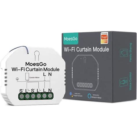 AJW Interrupteur Module Volet Roulant Connecté Commutateur Rideau