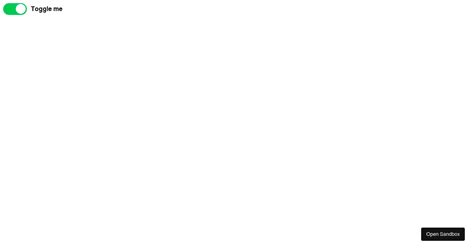 React Toggle Forked Codesandbox