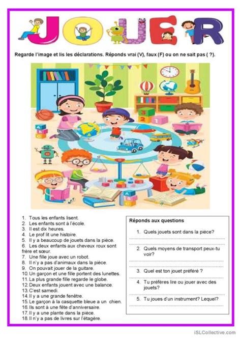 64 Jouer Français FLE fiches pedagogiques pdf doc
