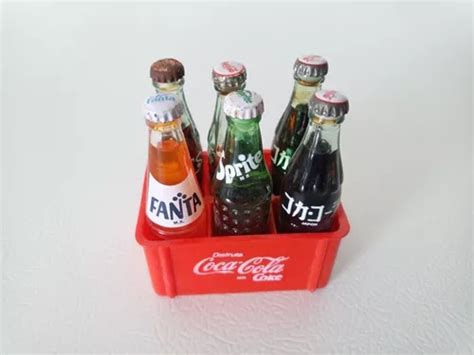 Mini Botellitas Coca Cola Fanta Y Sprite Con Su Caja S En Venta