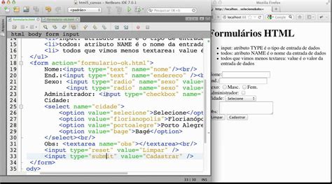 Html Criando Formul Rios Parte Youtube