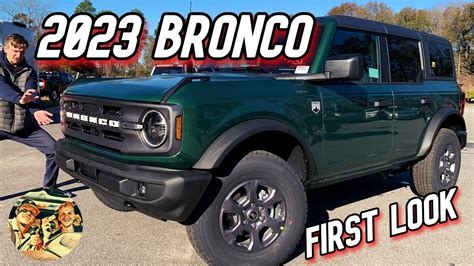 NEW 2023 FORD BRONCO BIG BEND Offroad 4x4 SUV Walkaround Startup