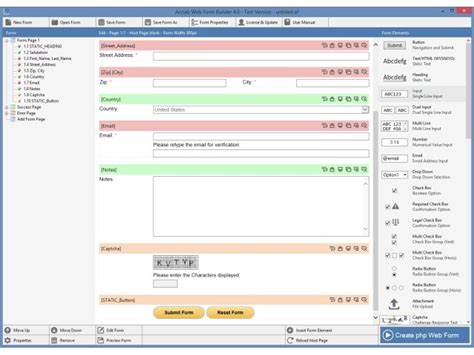 arclab web form builder 4 3 review and download