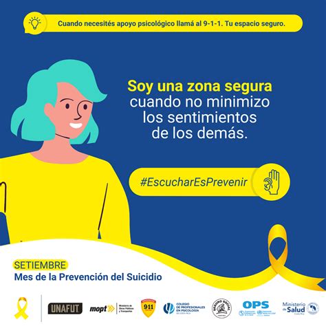 Lanzan campaña Escuchar es prevenir para la prevención del suicidio
