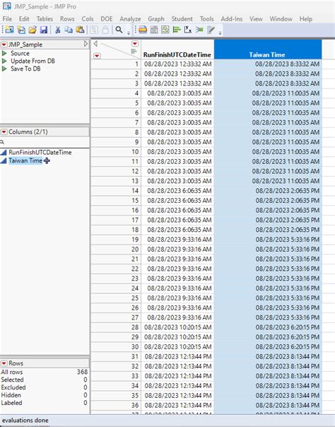 solved adding hours to existing date time column jmp user community