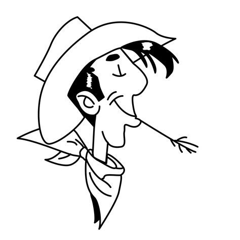 90 dessins de coloriage lucky luke à imprimer sur LaGuerche Page 7