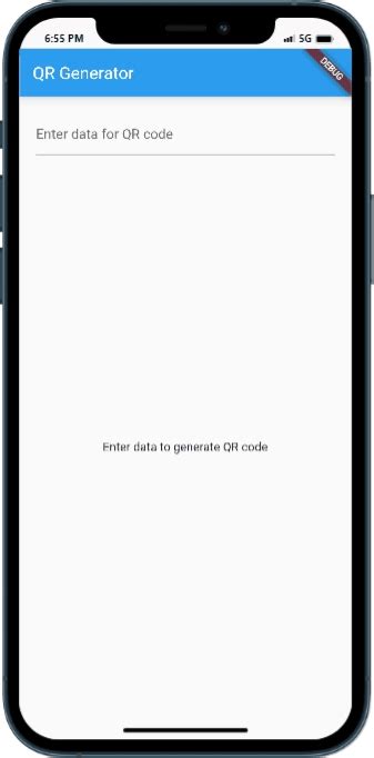 how to add a qr generator in flutter flutterone