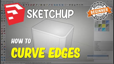 Sketchup How To Curve Edges YouTube