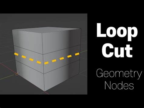 Loop Cut In Geometry Nodes Blender YouTube
