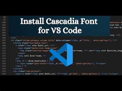 Font Ligatures No Visual Studio Code Como Ativar Vscode