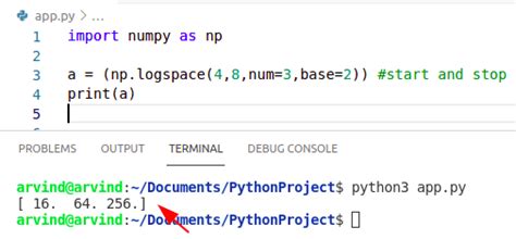 python numpy linspace examples python guides